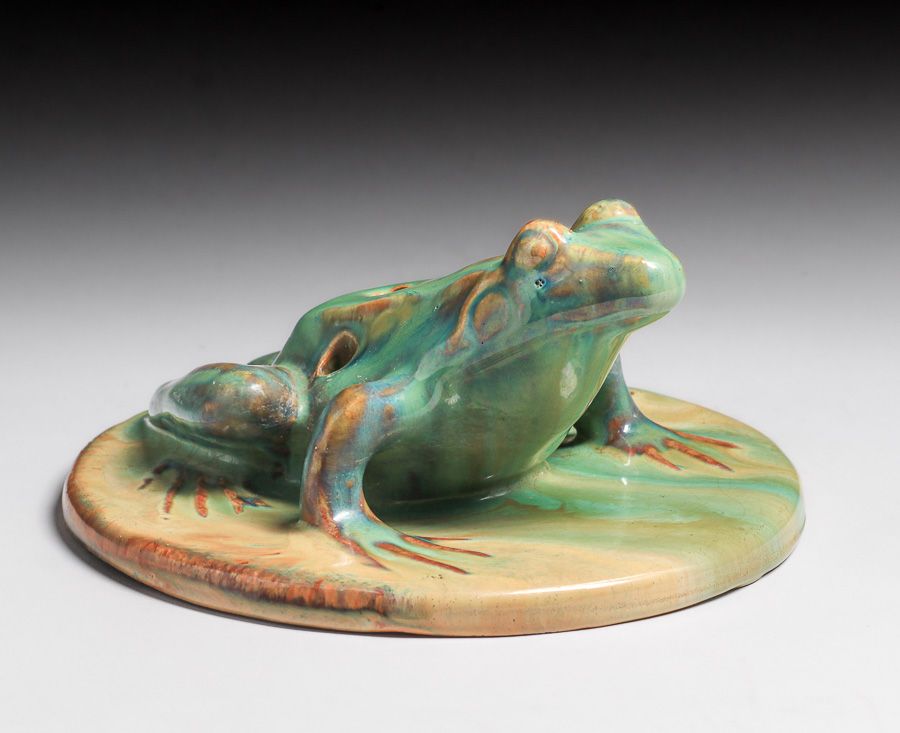 Fulper Pottery Flower Frog Centerpiece c1910s - California Historical ...